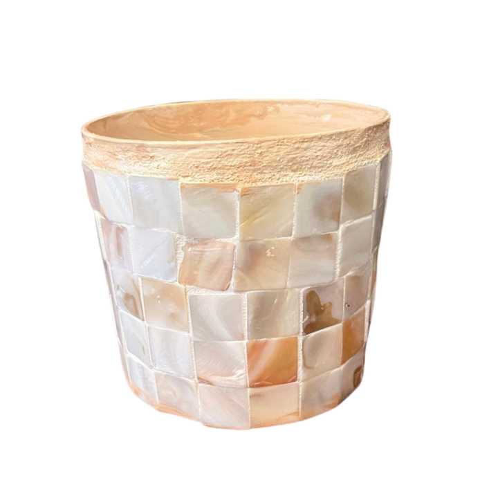 Promotions! TienPhong Handmade Contemporary Mother of Pearl Flower Pot ...