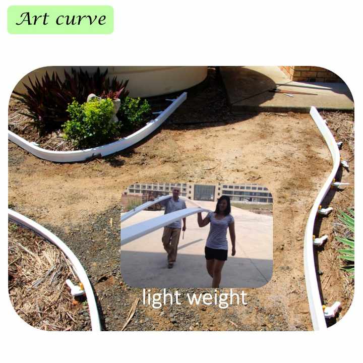 Flex Bendable Concrete Formwork for Sidewalk Footpath Garden Landscape ...