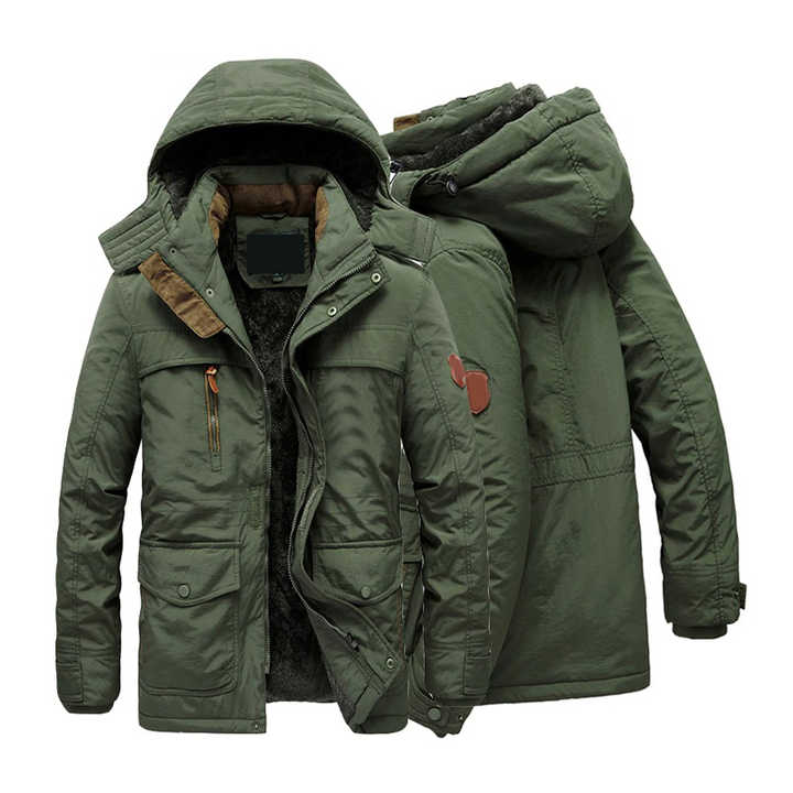 Wholesale Men's Padded Parka Jacket - Waterproof Winter