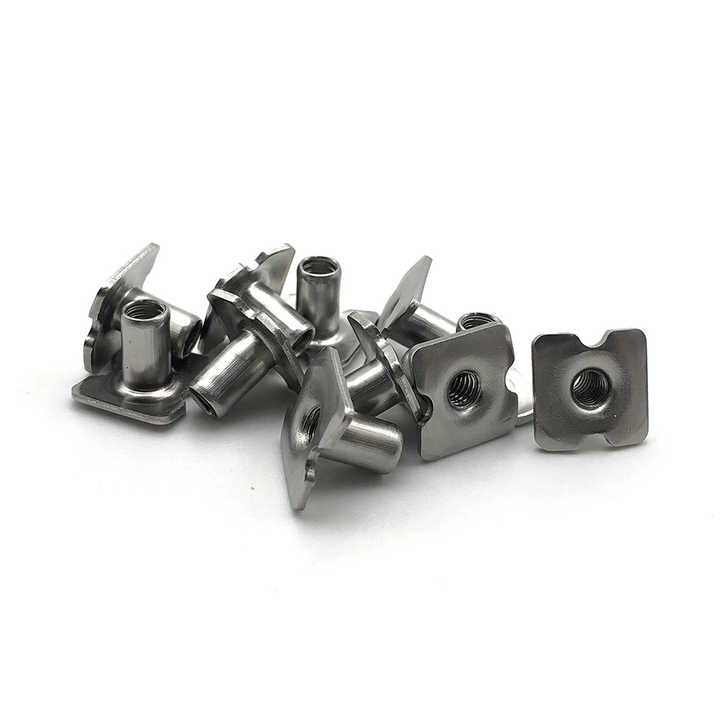 Stainless Steel Offset Narrow Base Weld Nuts M14 M16 Ring Projection ...