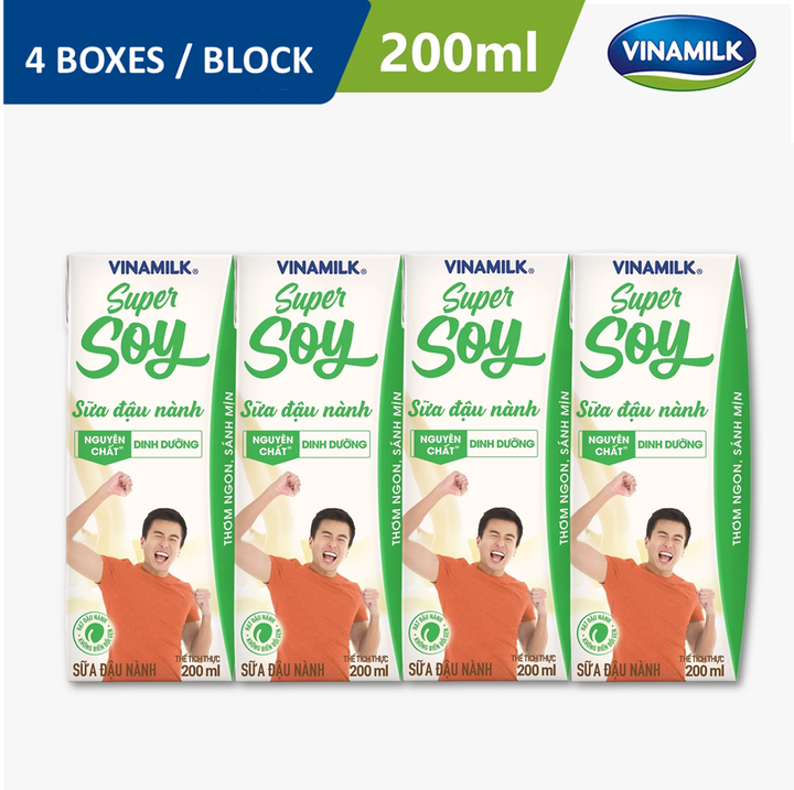 Vinamilk Double Calcium Soymilk - High Quality & Sweetened