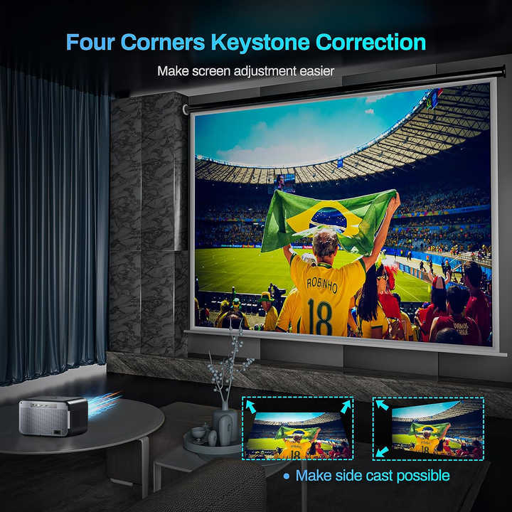 Fashion Konka C1PRO Native 1080P Projector Portable Outdoor Movie ...