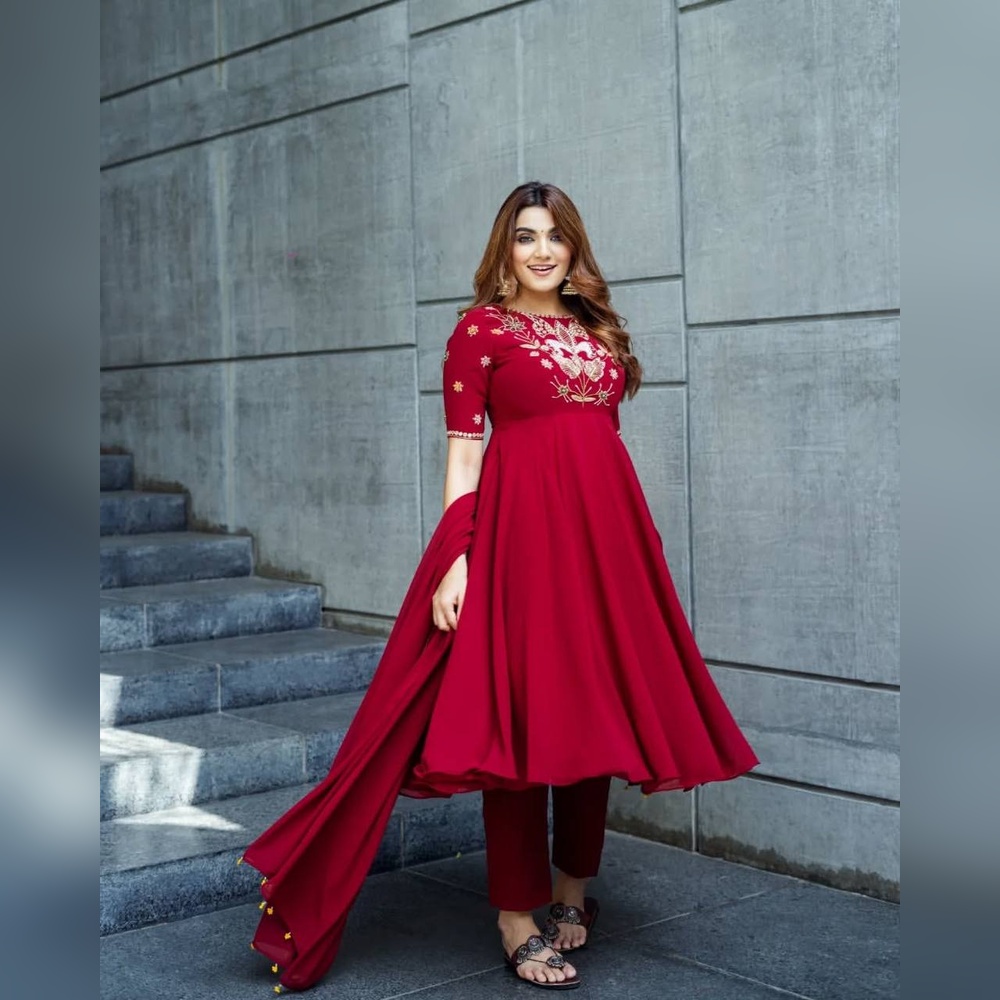 New 2025 Women Kurti Designs with Dupatta | Elegant Party Wear