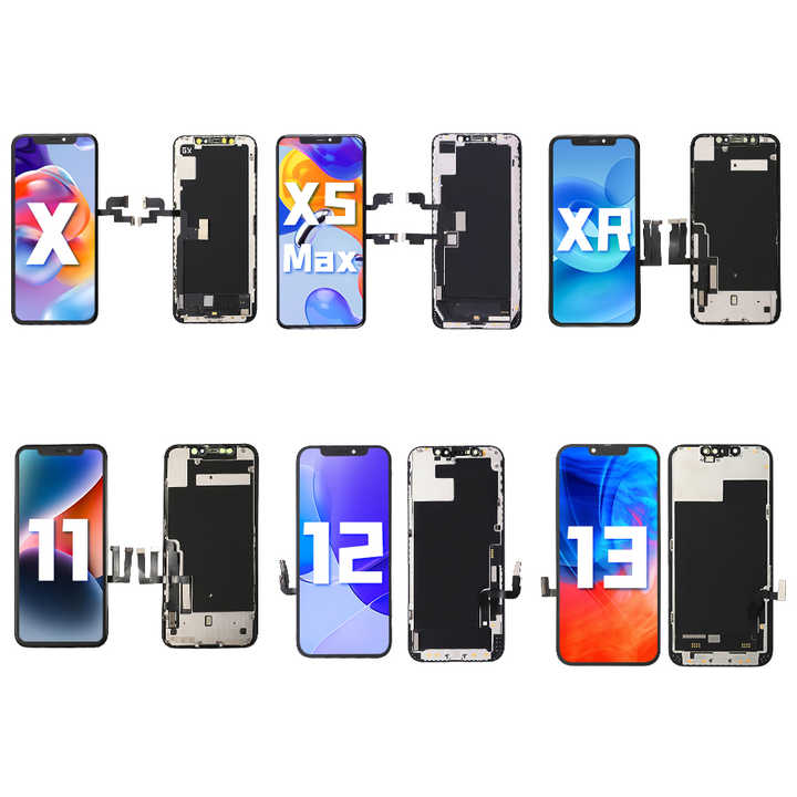 Mobile Phone LCD OLED Screen For iPhone X XR XS Max 11 Pro 12 13 14 Pro ...