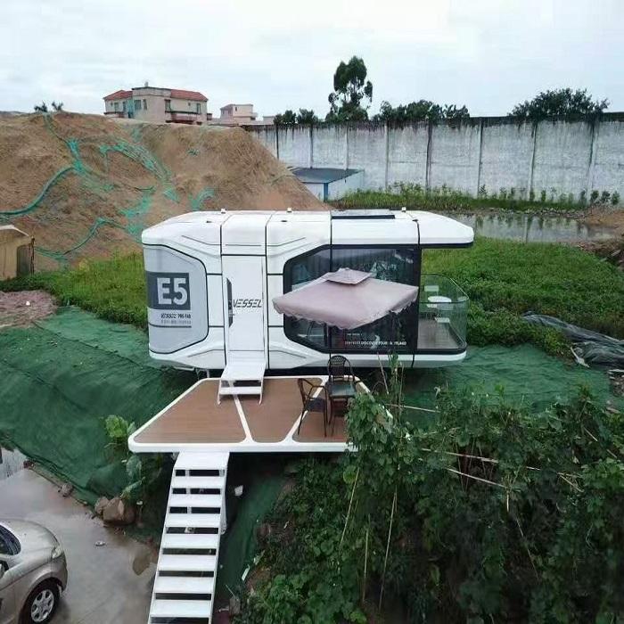 Buy Modern Smart Capsule House Camper Bedroom Spacecraft Prefab Modular ...