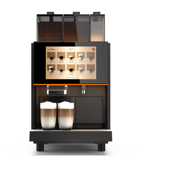 KALERM X580 Automatic Coffee Machine, 1- Bean and 2 - Powder Hoppers ...