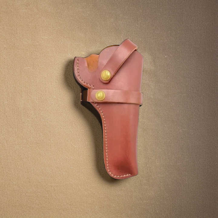 Premium Outdoor Carry Holster Handmade Leather Belt Holster with Snap ...