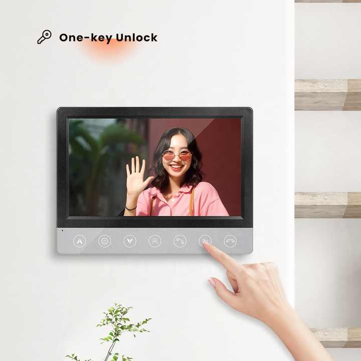 4 Wire Video Door Phone Intercom System for Home Security