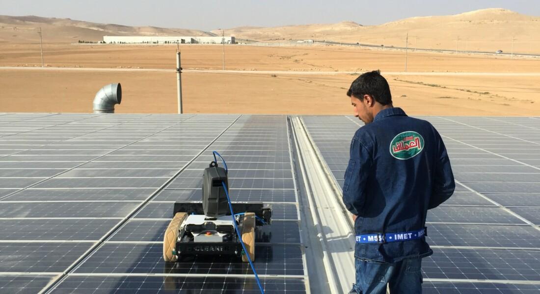 Autonomous Solar Panel Cleaning Robot Increases Solar Panel Efficiency ...
