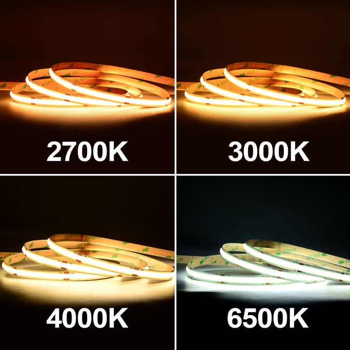 5m Cob LED Strip Light Tuya 12 Volt Flex Flexible TV Backlight 12V ...