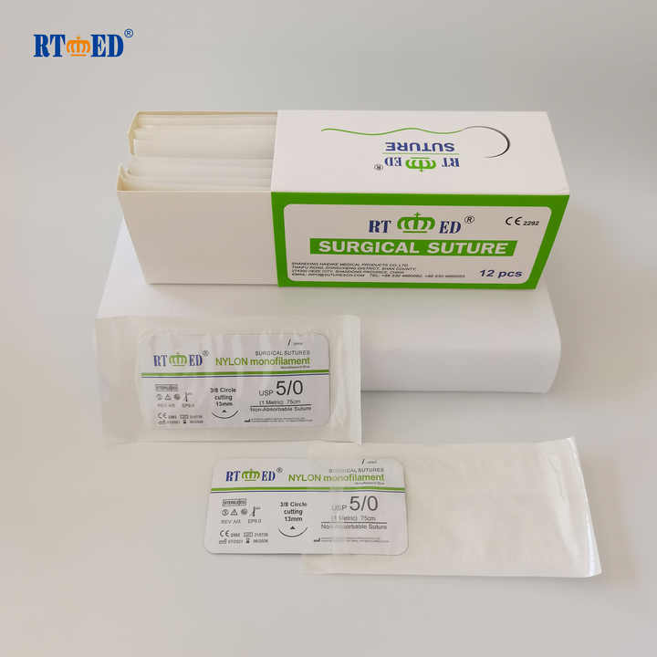Natural Suture Black Braided Silk - RTMED Surgical Sutures