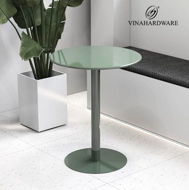 Customizable High Cafe Bar Dining Table Commercial Simple Solid Surface ...