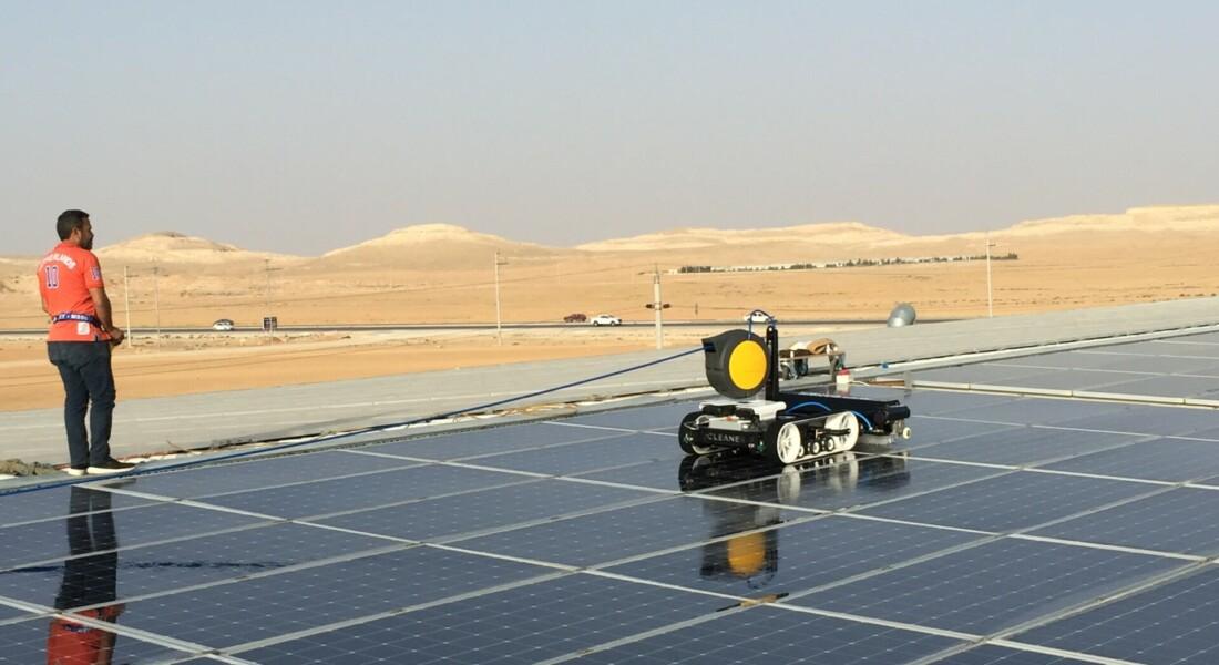 Autonomous Solar Panel Cleaning Robot Increases Solar Panel Efficiency ...