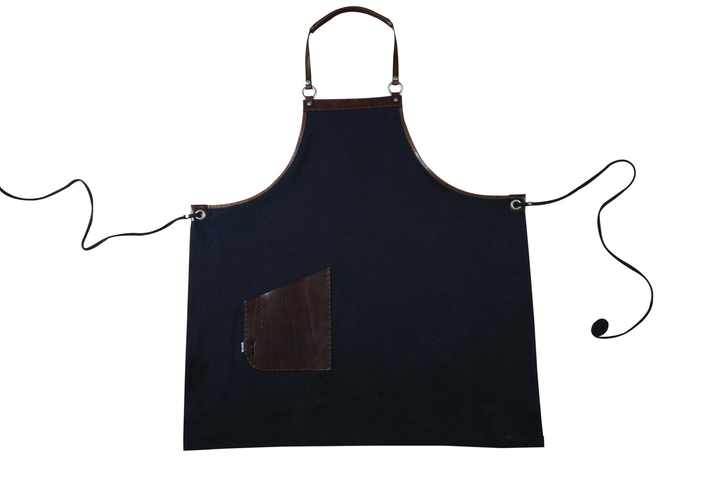 Pocket Red Wine Bartender Professional Bar Apron Canvas High Quality PU ...