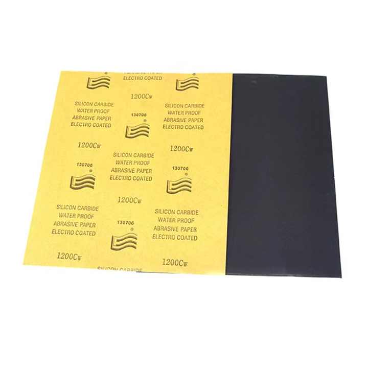 Wet And Dry Silicon Carbide 12x18 Sandpaper Waterproof automobile sand paper