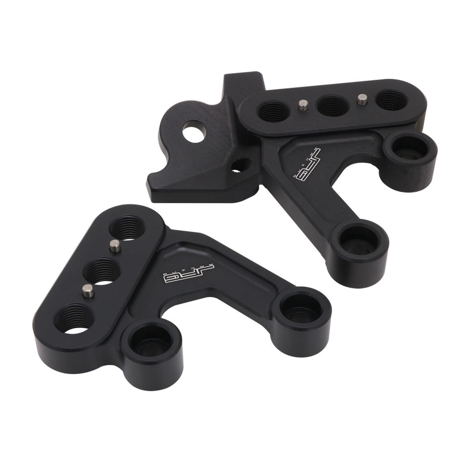 JFG CNC Aluminum Footpeg Lowering Bracket Peg Drop Kit Extension Mount ...