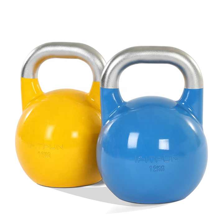 Factory Price Custom Russian Chrome Handle Glossy Weight 20kg Gym Cast ...