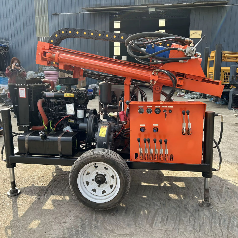 Diesel-Powered Automatic Rock Drill Core Water Well Drilling Rig with ...