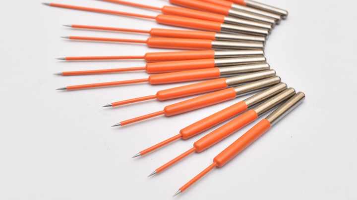 Orange Micro Dissection Needles 5cm Straight - Techron Surgical