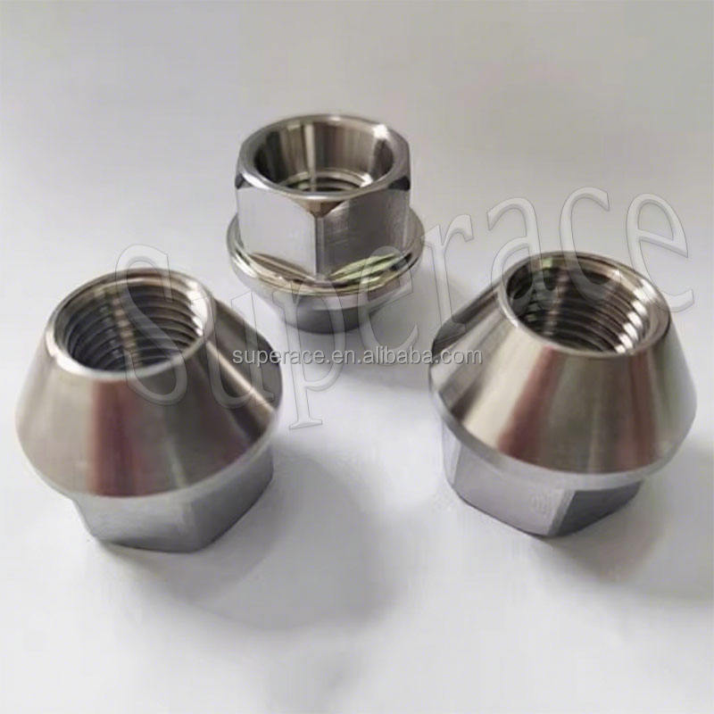 Titanium Lug Nut Set 5/8 UNF 12-Point/PT,Complete with Step Washer ...