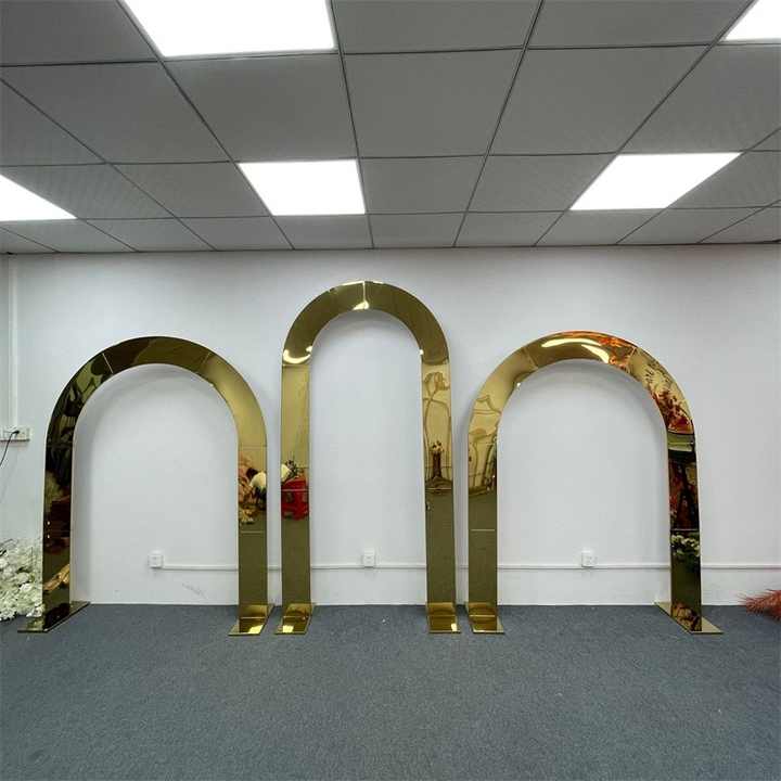 Stainless Steel Frame Arch Gate for Wedding Decorations