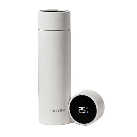 Diller Water Bottle Custom Double Wall Insulated Stainless Steel Metal ...