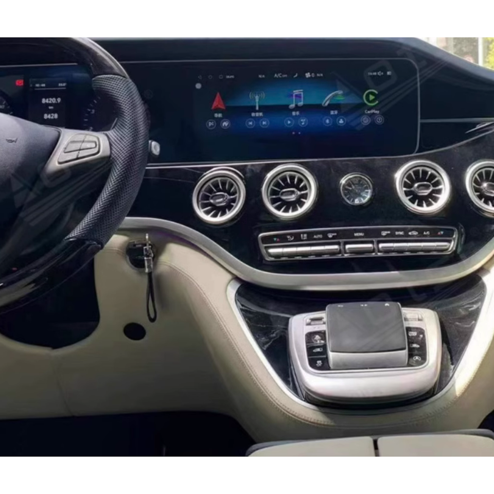 Dual-Screen Dashboard Upgrade Kit for Mercedes V-Class VITO V260 ...