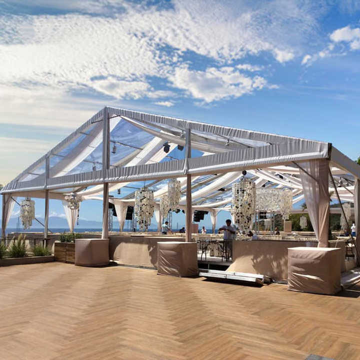 Luxury Clear Span Aluminum Frame PVC Transparent Wedding Event Party ...