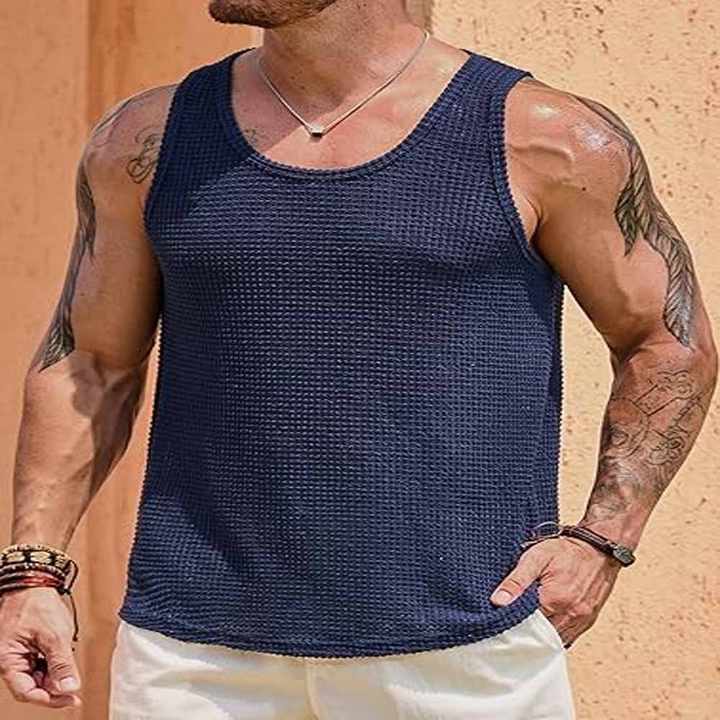 New Arrival Custom Men Tank Top Plain Breathable New Design Men Tank ...