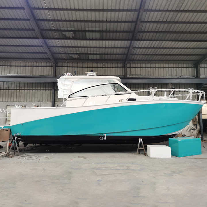 Luxury Yacht Pontoon Boat Cabin with 250hp Outboard CE Cert