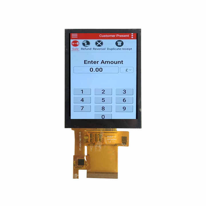 3.5 Inch Wide Temperature TFT LCD Display -30°C to 85°C 240x320 HX8347A SPI&MCU&RGB With ...