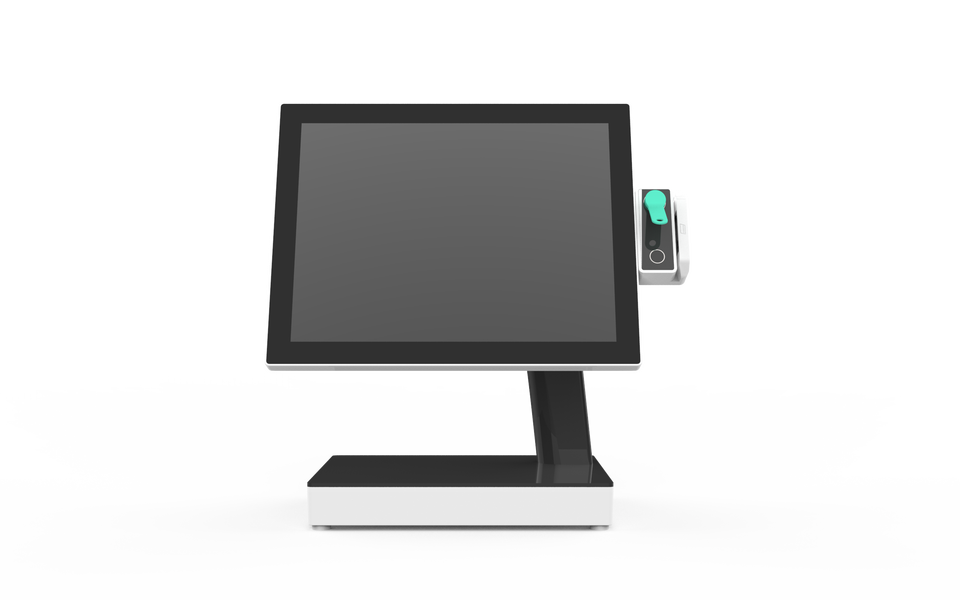 Dual Sensitive Touch Screen Cashier POS Terminal with Cash Box for ...