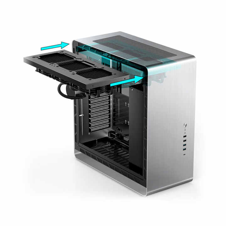 JONSBO UMX6S Mid-Tower Case - Premium Aluminum & USB Ports