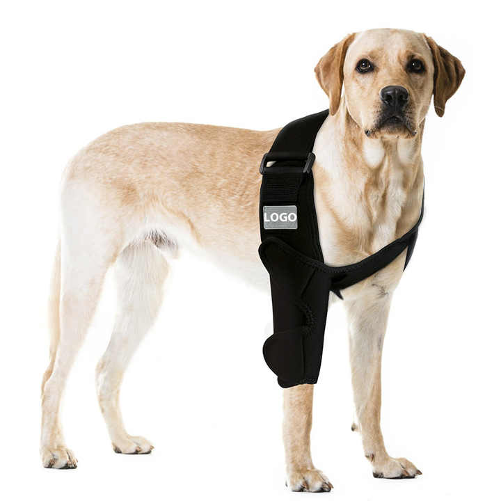 Custom Retractable Nylon Front Leg Brace for Dog Pet Elbow Dysplasia ...