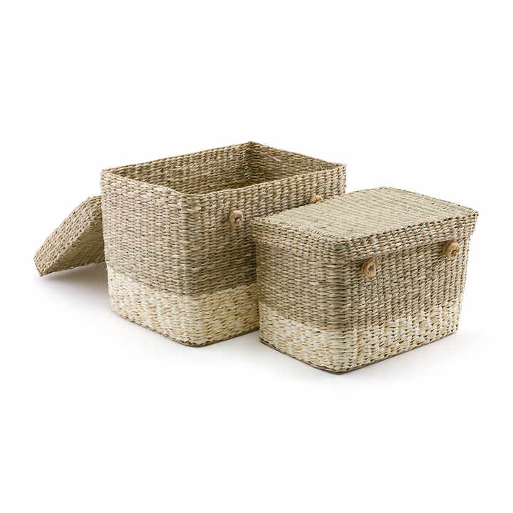Best Selling Sustainable Seagrass Basket Flexible Natural Storage for ...