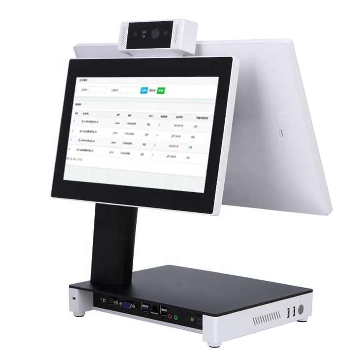 Dual-screen with Guest Display Supermarket Checkout System POS Terminal ...