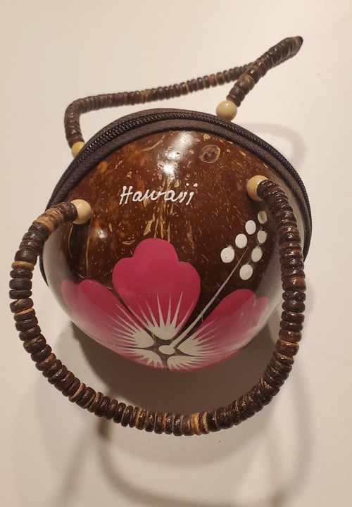 Shop Our Handmade Natural Coconut Shell Purse - Unique Design