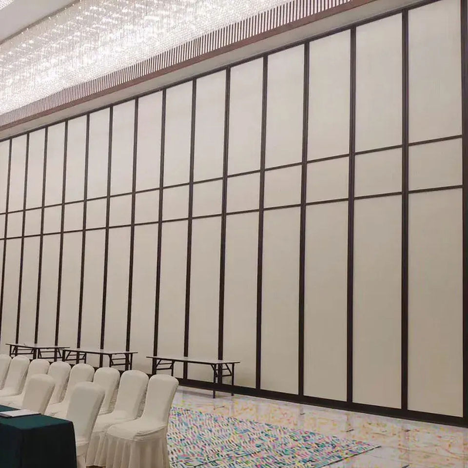 Wooden Folding Sliding Soundproof Partition Wall - Durable Movable ...