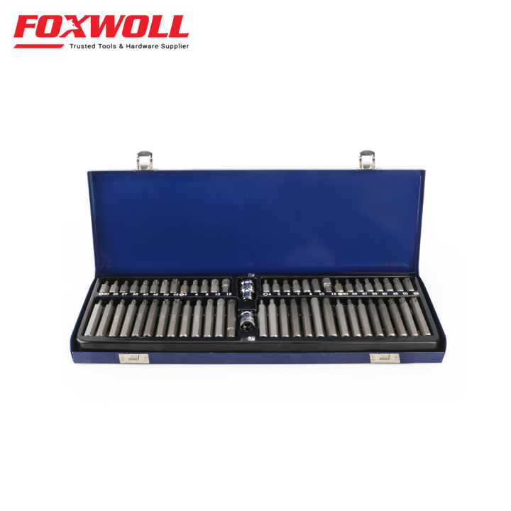 Multi-purpose Sizes 54PCS Spline Hex Torx Security CRV Torx Screwdriver ...