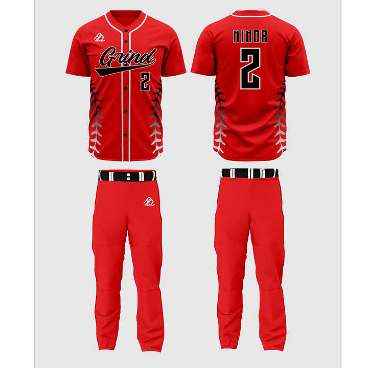 OEM New Customize Design Youth Team Men Sports Baseball Jersey and Pant ...