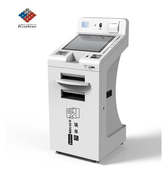 19-Inch Fully Configurable Form Filling Kiosk with ID Reader and ...