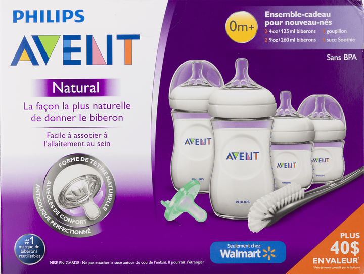 Philips Avent Anti-Colic Baby Bottle With AirFree Vent Clear 5 Ct 9 oz ...