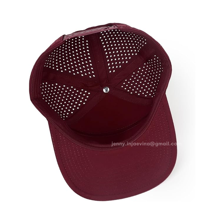 Custom Performance Blank Hats Water Resistant Perforated Hole ...