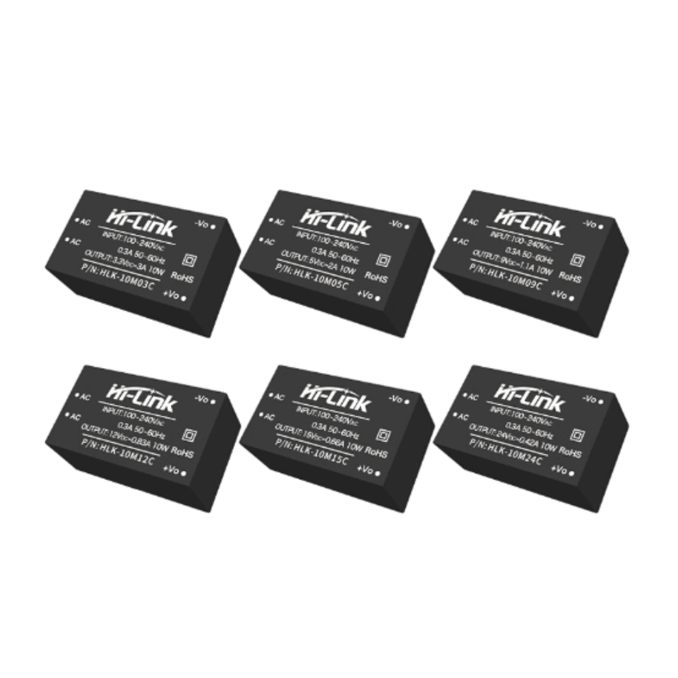 Hi-Link New HLK-10M05C HLK-10M12C 10W AC DC Power Supply Module Built ...