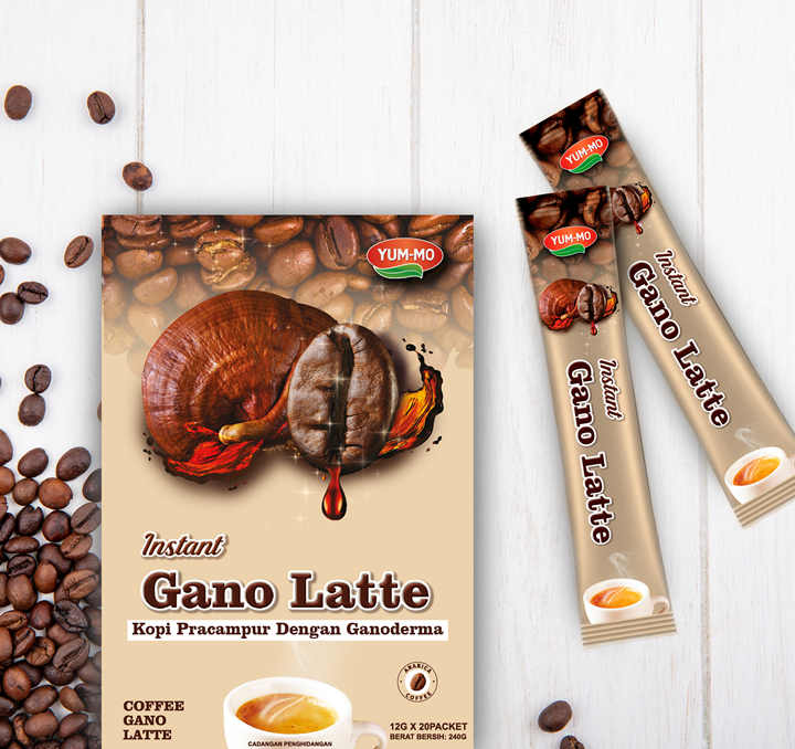 Triple Strength Instant Coffee with Cream Flavor Ganoderma 3x ...