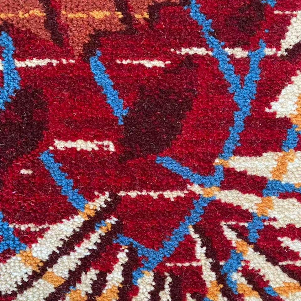 100cm X 100cm Customizable Pattern Luxury Axminster Wool Carpet Tile ...