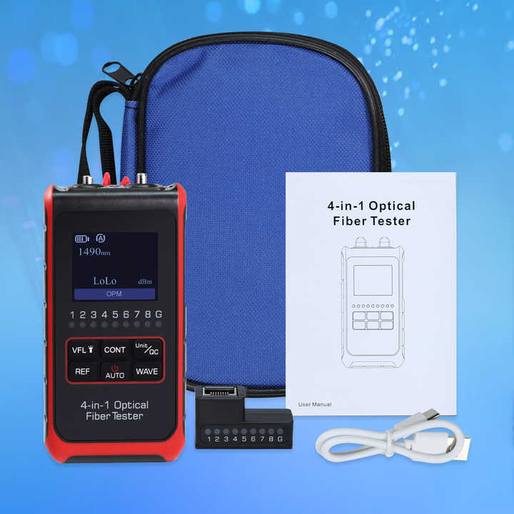 Mini Digital Optical Fiber Power Meter VFL REF FC SC ST Fault Locator ...