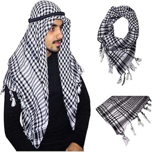 keffiyeh scarves - 2026 Keffiyeh Arab Head Scarf for Men Sheikh Muslim ...