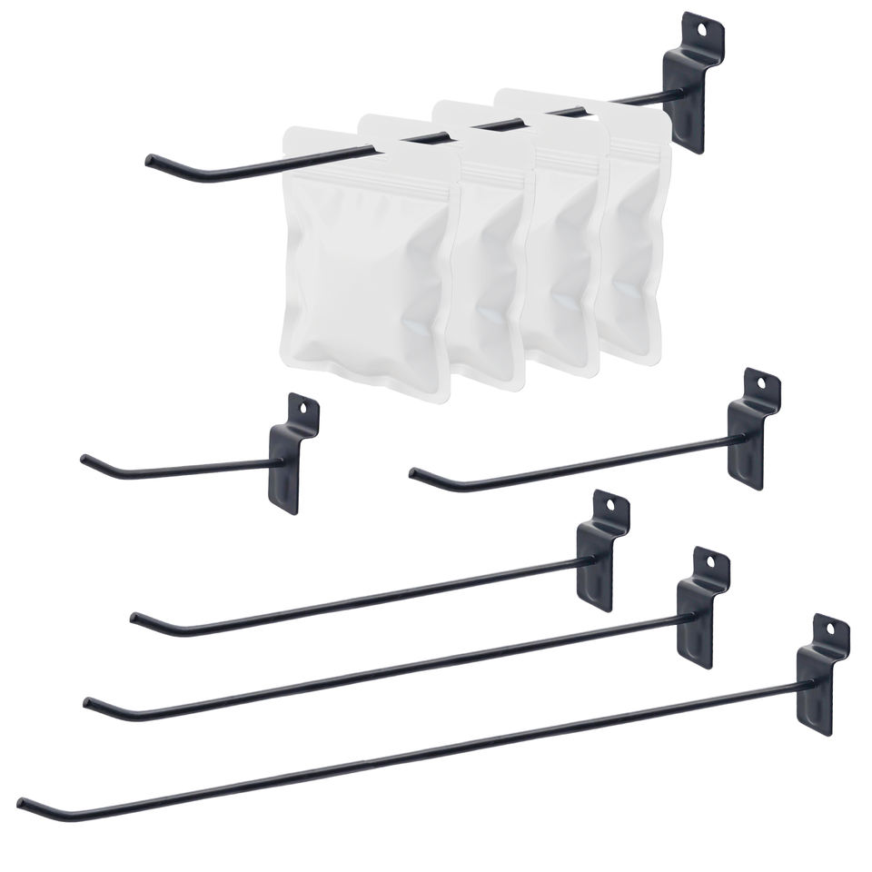 Hookei Supermarket Single Wire Slatwall Display Hook Accessories Iron ...
