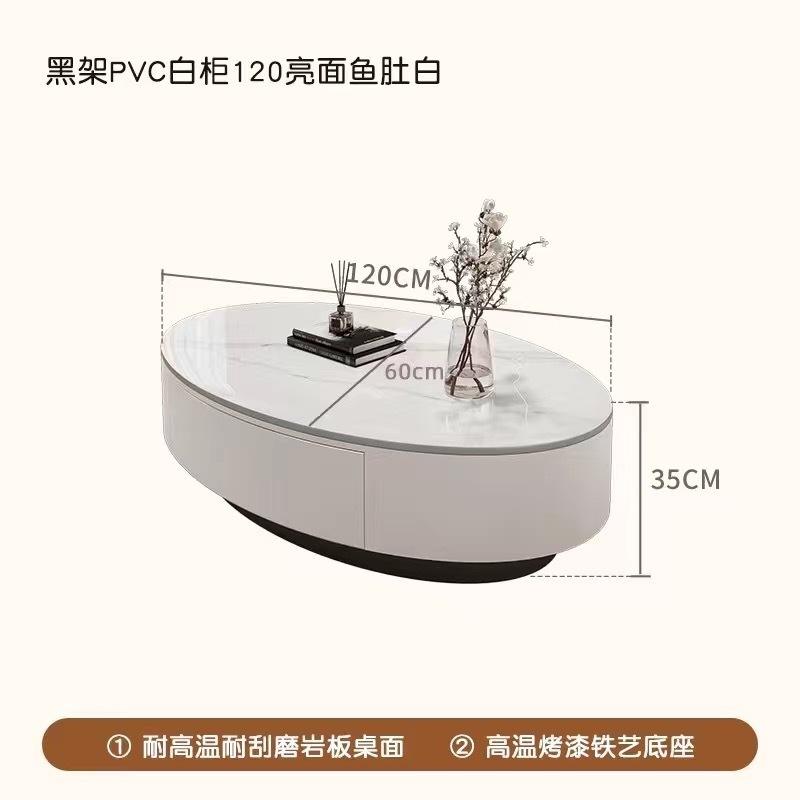 Aesthetic Focal Point Glass Coffee Table Stone Worktop Modern Coffee ...